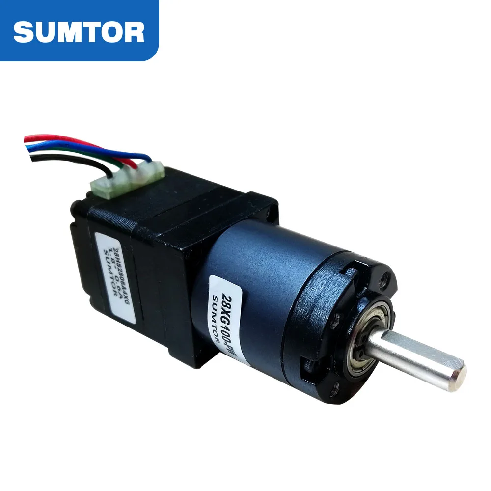 Nema 11 28mm High Torque Micro Stepper Motor with Gearbox