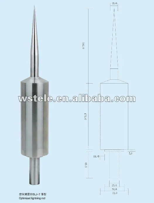 BLJ-T Series Optimized Lightning Rods - Reliable Protection