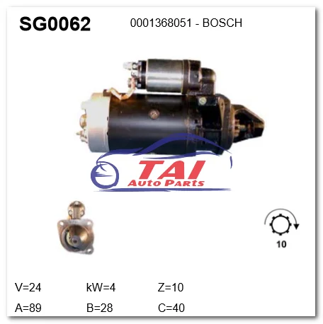 Starter Motor 0001314003 Auto Engine Systems - Buy Starter Motor,12v ...