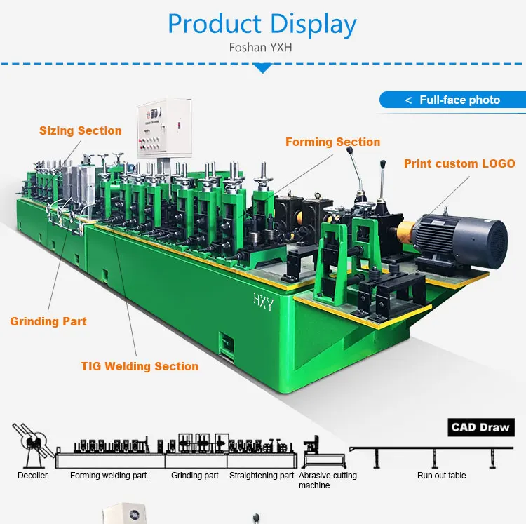 Stainless Steel Pipe Forming Machine To Make Welded Tube - Buy ...