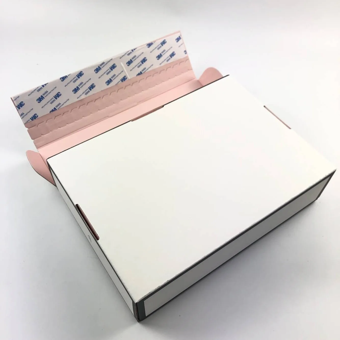 Rectangle Custom Corrugated Mailer Box Roll End Tuck Top Paper Tab Lock ...