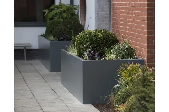 Bespoke Powder Coating for Large Planter Pots - Corten Steel