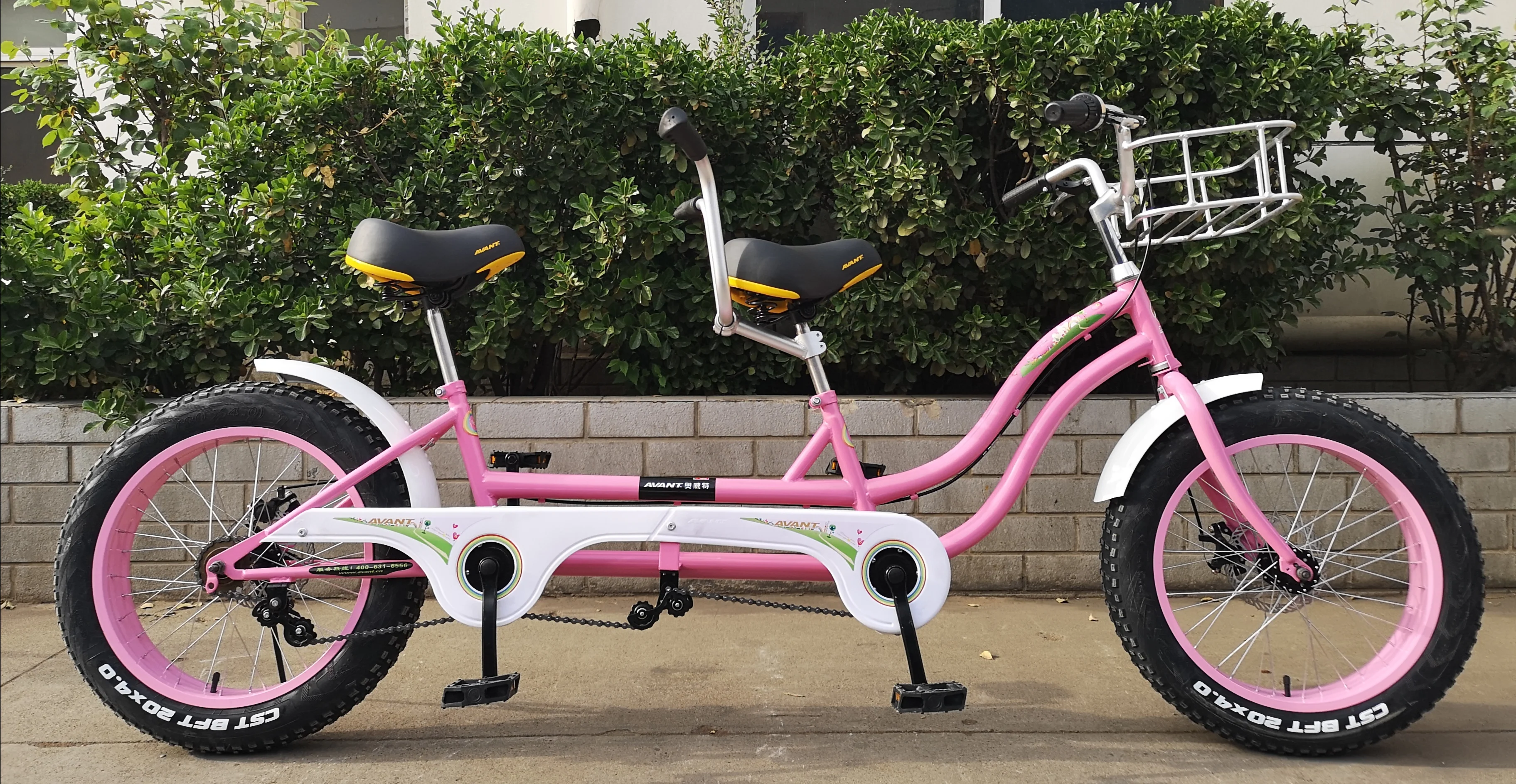 Two Person Tandem Snow Bike - Comfort & Fun in Every Ride