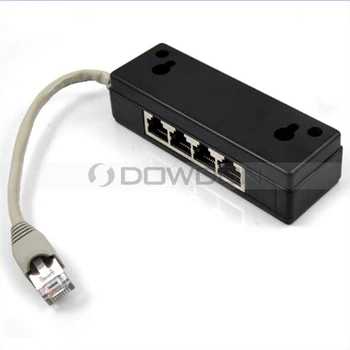 4 Ports Connector Rj45 Network Lan Extender Jointer Plug - Buy 4 Ports ...