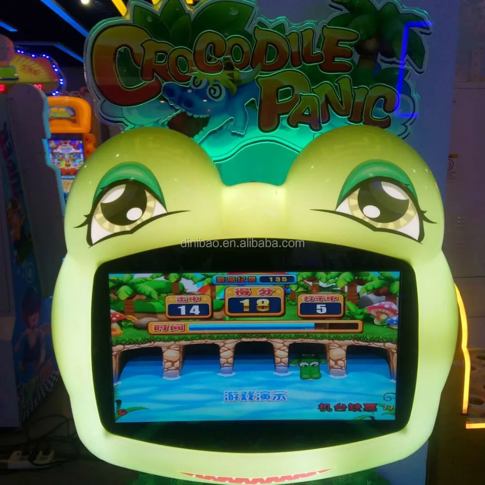 Children's Coin Operated Games - Hitting Crocodile Arcade