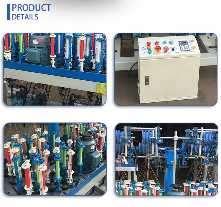 8 Spindle Braiding Cotton Rope Cord Making Machine