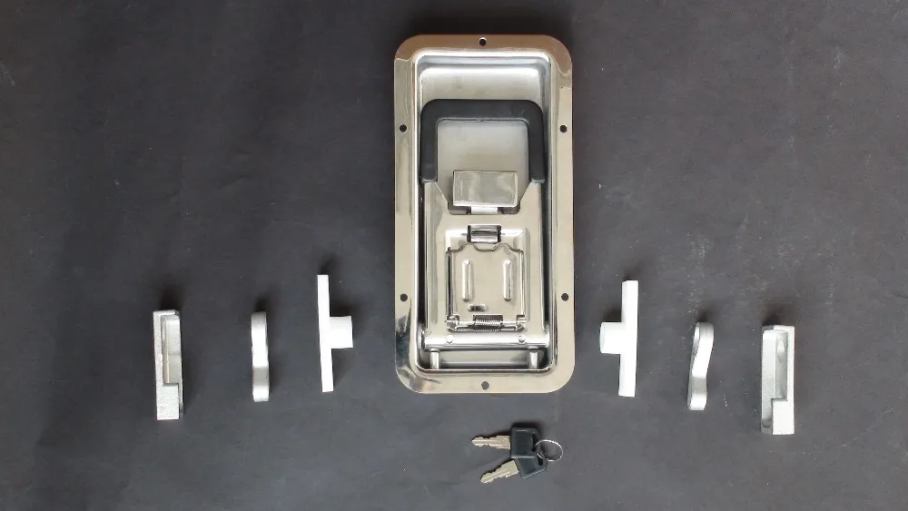 Truck Recessed Side Door Camlock Container Door Push Handle Lock 02342d ...