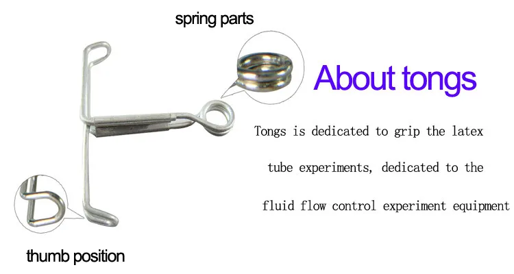 Chemical Laboratory Stainless Steel Tongs - Safe & Durable