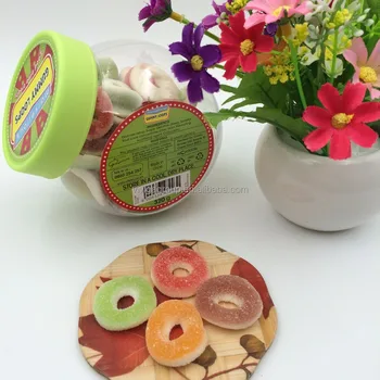 Chewy Fruit Candy Circle Shaped Gummy Candy Ring Candy - Buy Ring Candy ...