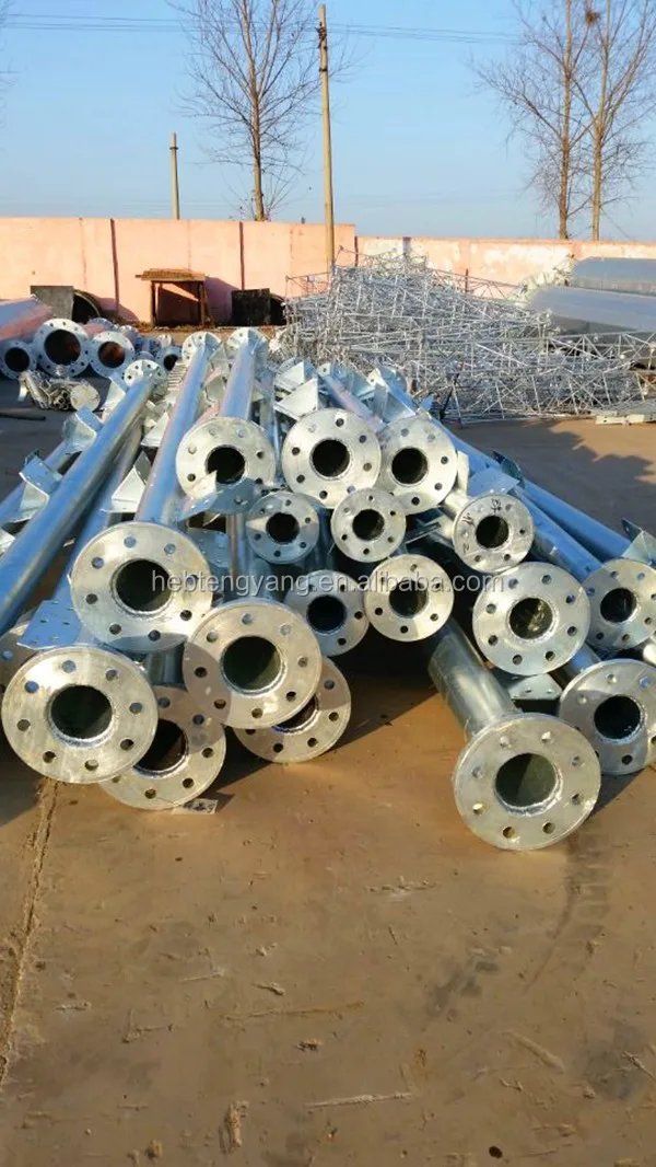 Self Supporting 4 Legs Angle Steel Truss Tower for Telecom