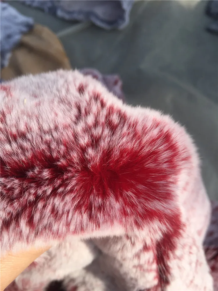 Joanfar Real Rex Fur Dyed Colour Rabbit High Quality Fur Plate Big Soft ...