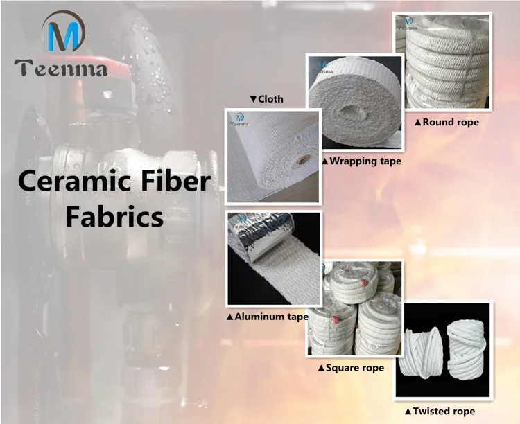 High Temperature Resistant Fireproof Ceramic Fiber Fabric
