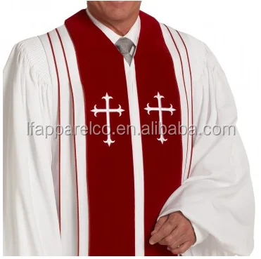 Shop High Quality Bishop Clergy Robes in White/red Colors