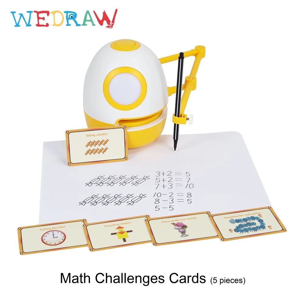 New Product Wedraw Eggy Drawing Educational Robot For Kids Art And ...