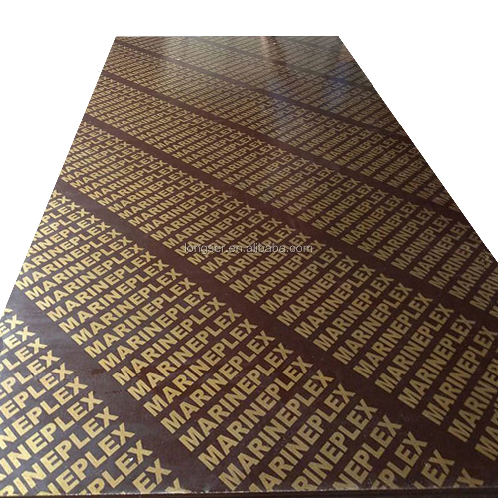 Marine Plex Film Faced Plywood 18mm For Building - Buy Film Faced ...