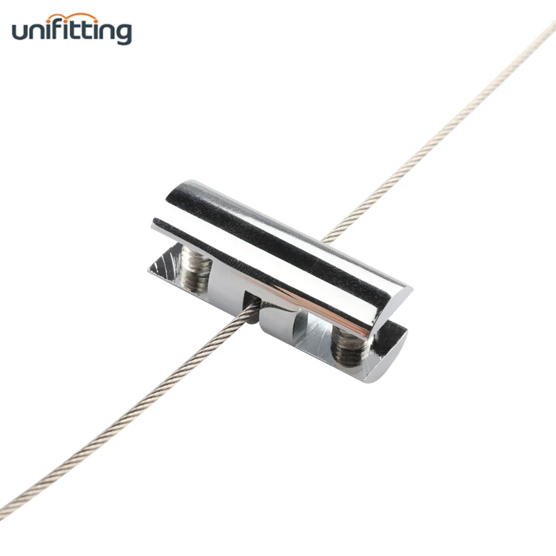 Brass Cable Display System Single Side Clamp Sided Clamp For Glass ...