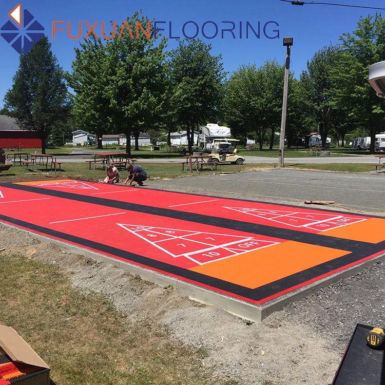 PP Interlocking Outdoor Modular Plastic Raised Floor Tiles for Tent