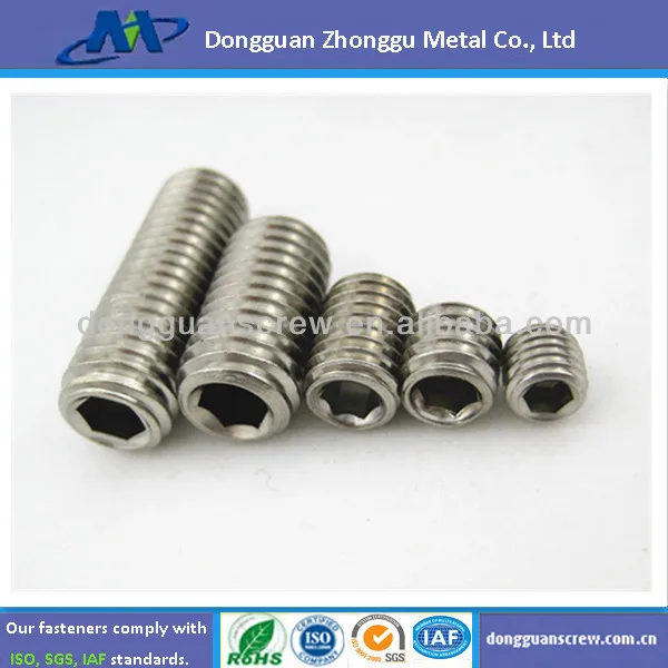 Ball Point Set Screw Ball Spring Plunger Screw - Buy Stainlee Steel ...