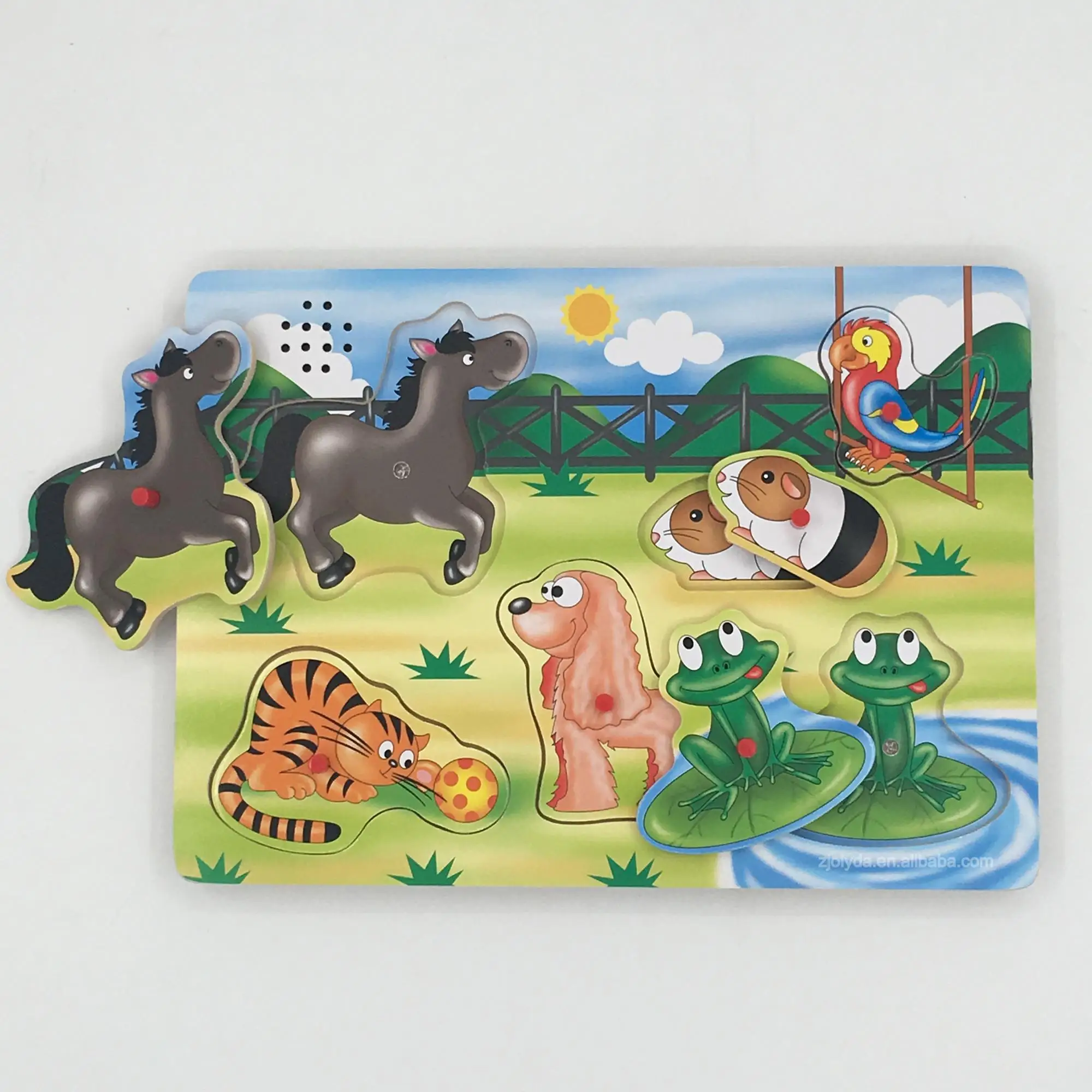 Wooden Animals Ic Sound Puzzle - Buy Sound Puzzle,Ic Sound Puzzle ...