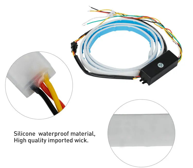 New Coming Dual Color Flow Type Drl On Trunk Box With Side Rear Lights ...