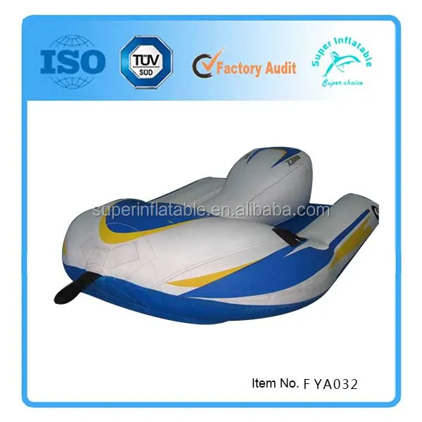 Custom Inflatable Water Ski Tube Water Sports Tubes 1 Rider Ski Trainer ...