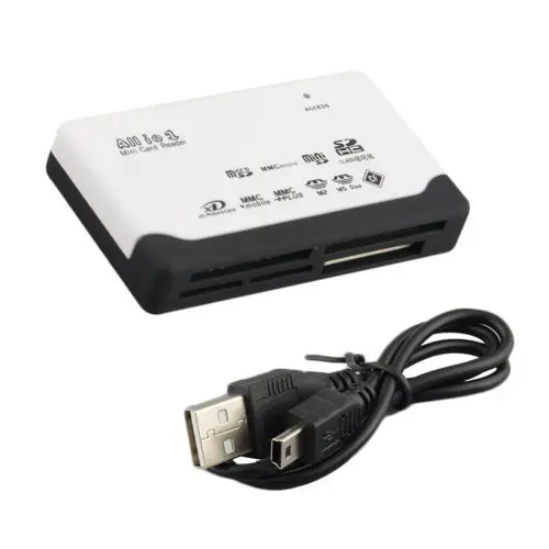 6 in 1 Mini Multi Card Reader - SD, XD, MMC, MS, CF