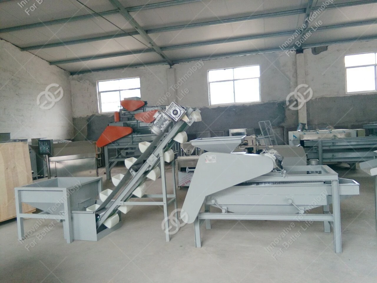 Gg Quality Pistachio Breaker Nut Dehulling Sheller Crushing Processing ...
