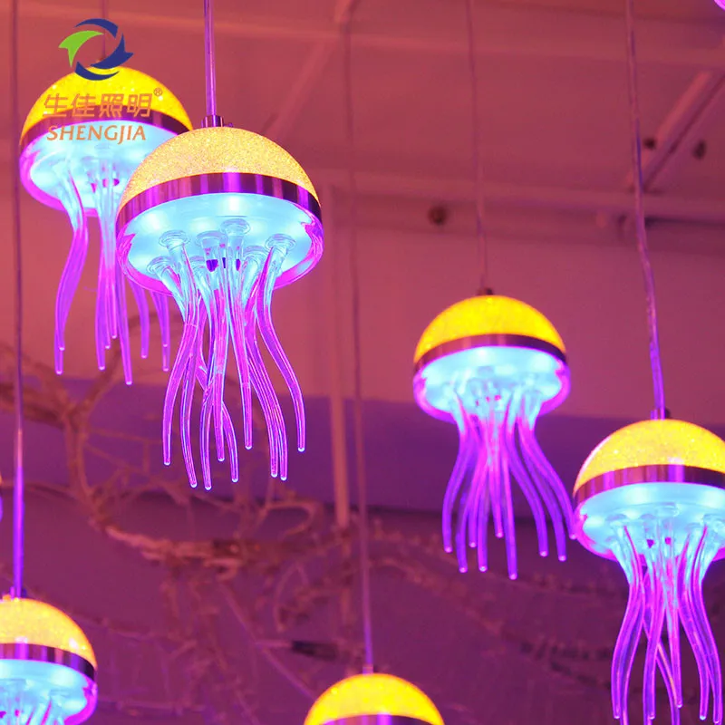 Outdoor LED Jellyfish Light - Acrylic Hanging Decorated