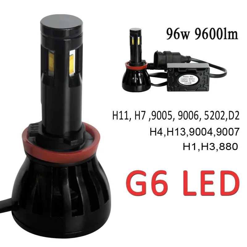 G5 G6 L6 Headlights 10000 Lumen Led Headlight For Car/truck/bus Led ...