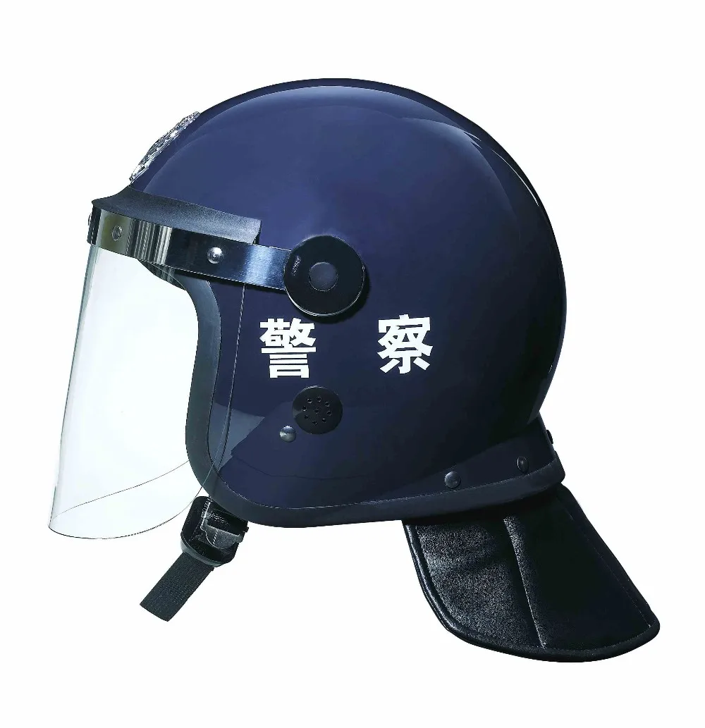 Self Defense Protect Tactical Metal Riot Grille Anti Riot Police Helmet ...