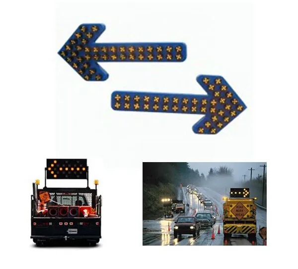 China Cheap Price 12 V Led Amber Arrow Sign Traffic Arrow Indicator ...