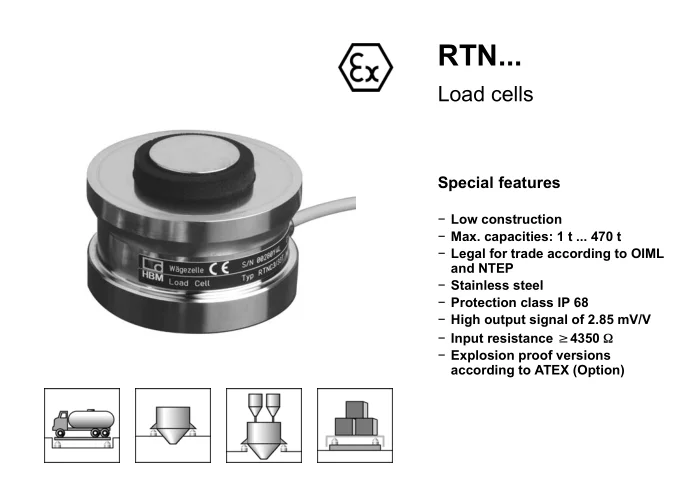 Yanatoo Load Cells - Precision RTN Digital Weight Sensors