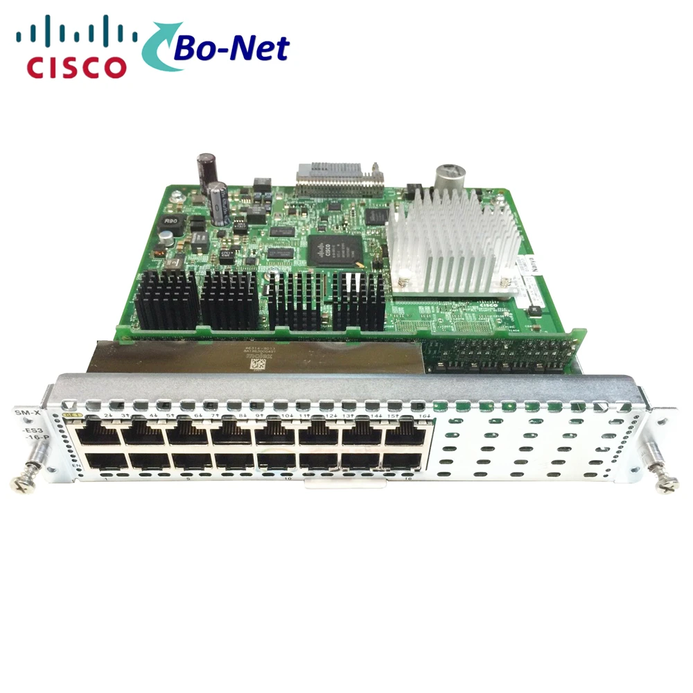 Cisco Original Ethernet Sm-x Ether Poe Switch Module Sm-x-es3-16-p ...
