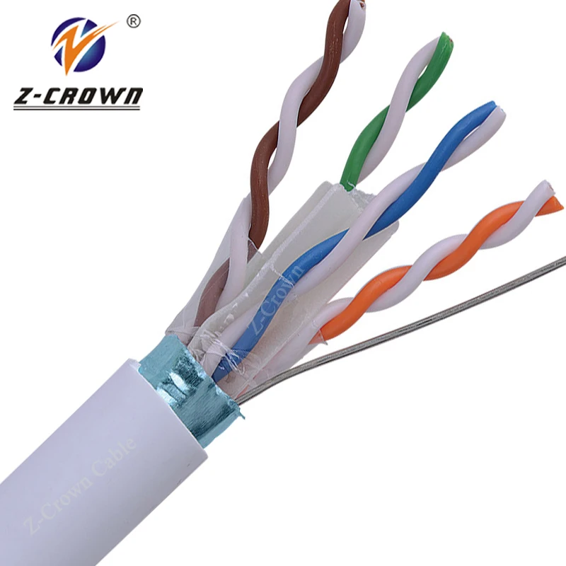 4pr 23awg Shielded Twisted Pair Cat6 Ftp Networking Cable - Buy ...