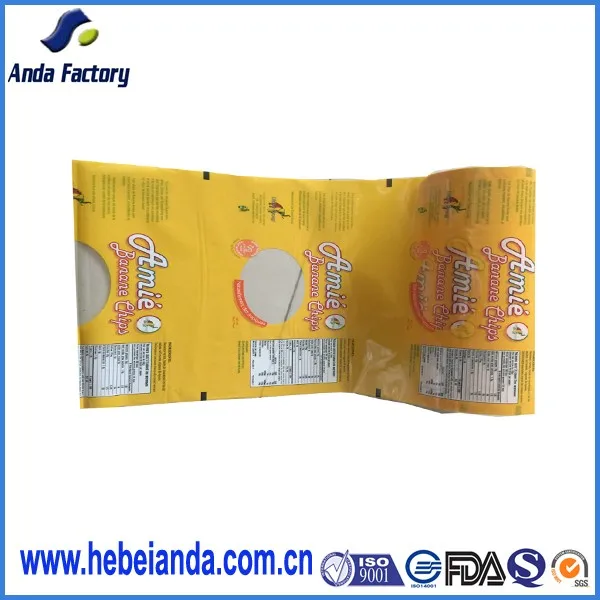 China Supplier Puffed Food Banana Chips Wrappers Packaging - Buy Chips ...