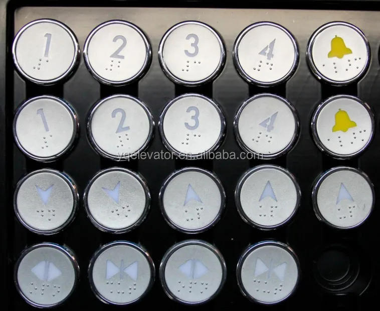 Elevator Push Buttons Br32a Braille Button/br32 Elevator Parts - Buy ...