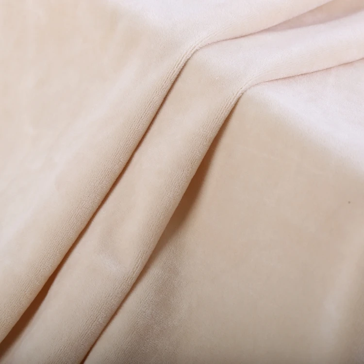 High Quality Super Soft Velvet Velour Fabrics Factories In China For ...