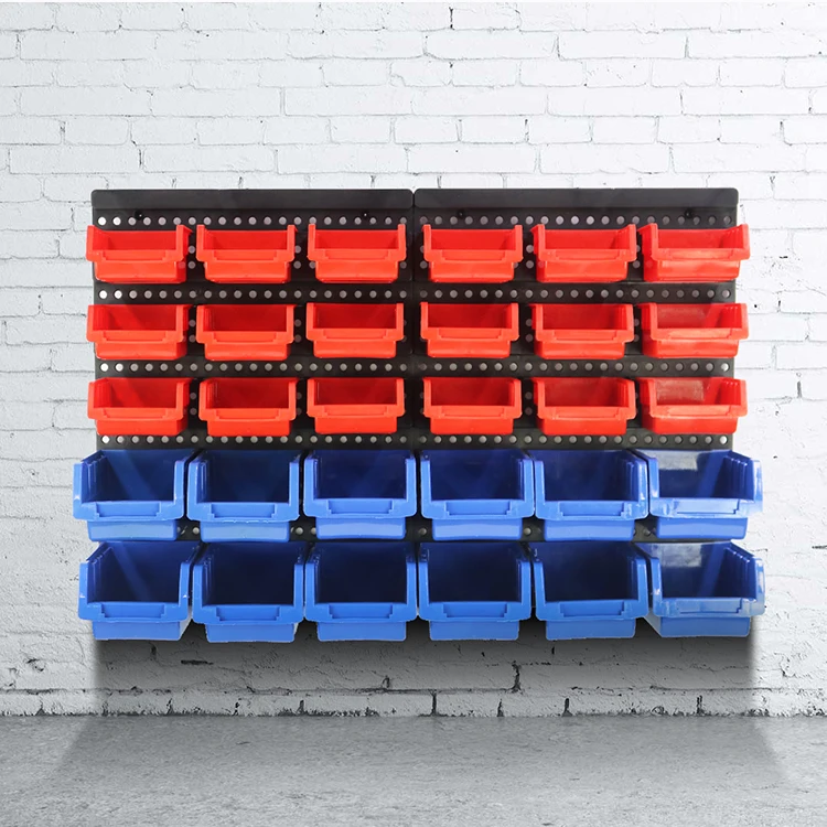 Warehouse/industrial Back Hanging Plastic Work Bin For Small Fittings ...