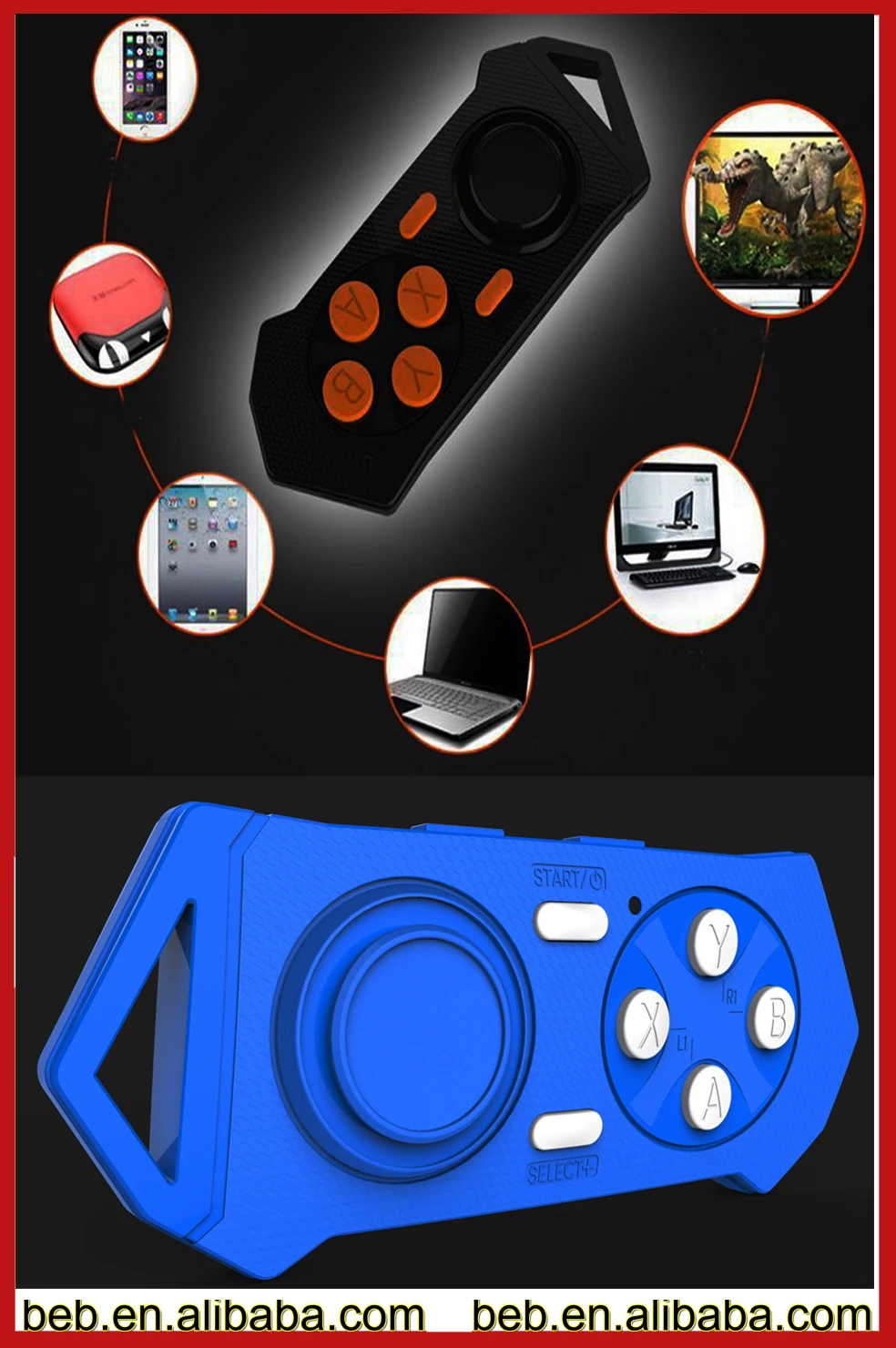 Wireless Remote Control Game Controller/gamepad/joystick - Buy Gamepad ...