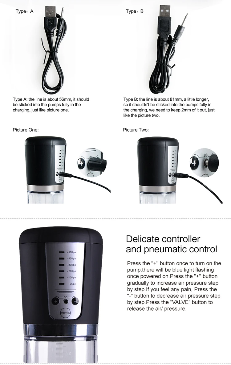 Electric Automatic Vacuum Dick Enlargement Masturbator Sleeve Power ...