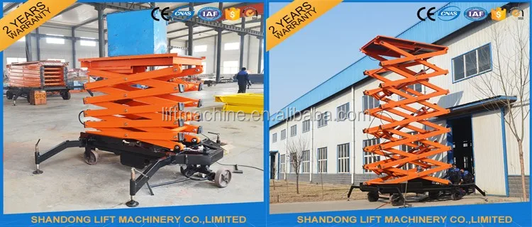 Max Height 20m Mobile Hydraulic Working Platform Scaffolding Lift - Buy ...