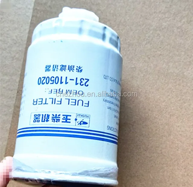 Filtro de Combustible para Motor Diésel Yuchai 231-1105020 para Autobús ...