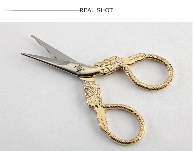 12 Chinese Zodiac Shear Traditional Dragon Shape Retro Vintage Antique ...