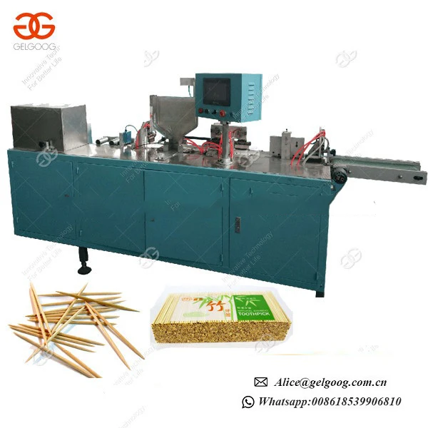 Automatic Toothpick Packing Machine With With Paper Film Bag - Buy ...