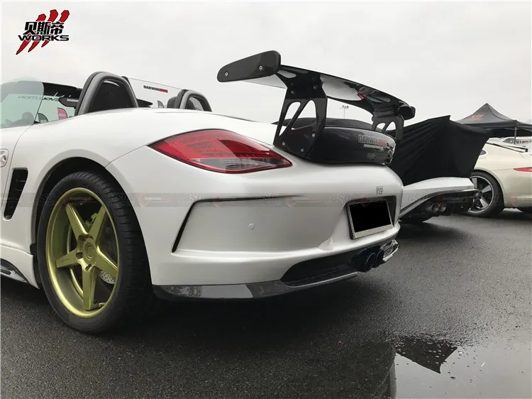 Carbonado Vrs Gt Style Trunk Wing For Cayman Boxster 987 - Buy ...