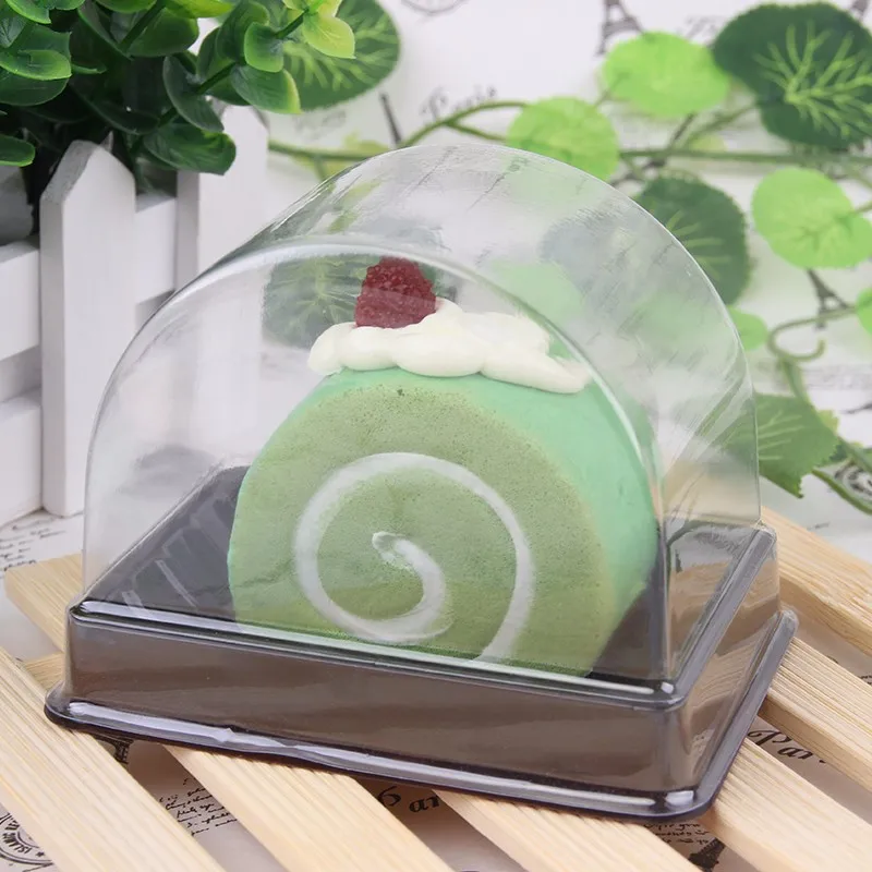 Plastic Swiss Roll Cake Packaging Box Container - Buy Cake Roll ...