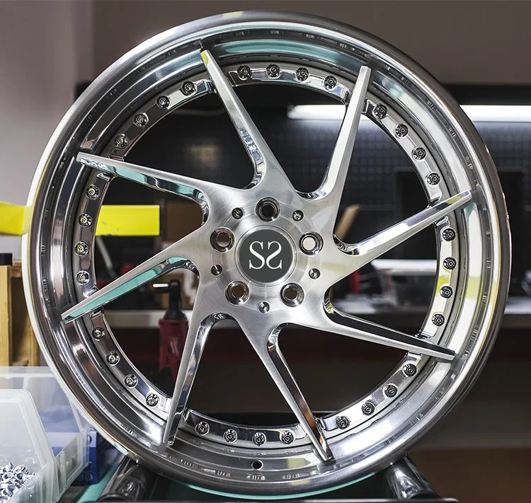 Deep Disk Concave Aluminium Alloy 3 Piece Wheel Rims Manufacture - Buy ...