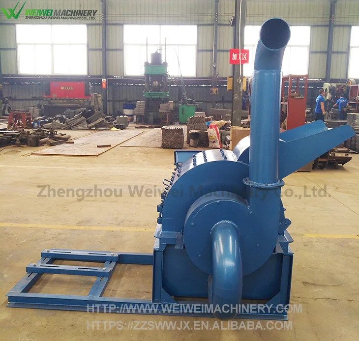 Weiwei Machine Firewood Processor Wood Hammer Mill 2-3t Capacity ...