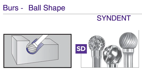 Ball Shape Industry Grinding Tungsten Carbide Burrs For Dremel - Buy ...