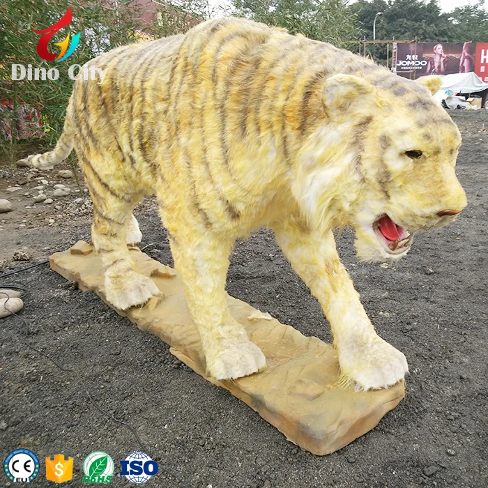 Remote Control Realistic Tiger Model for Amusement Playground